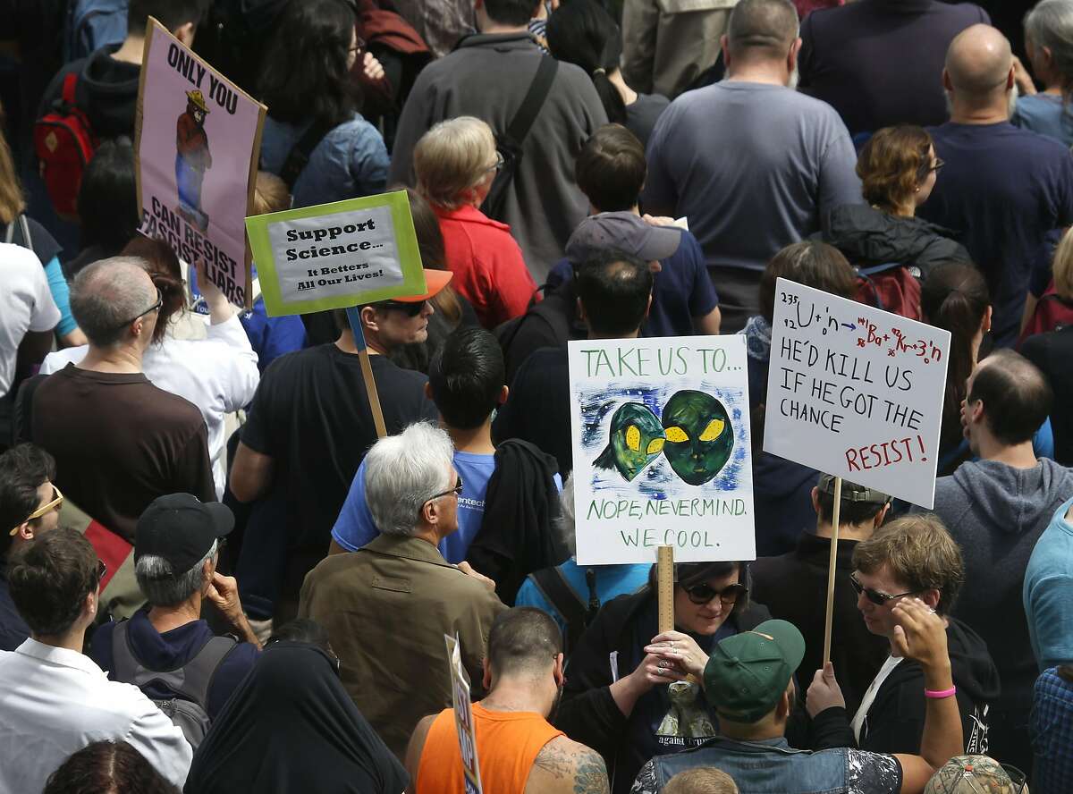 Protesters take to the streets in SF March for Science