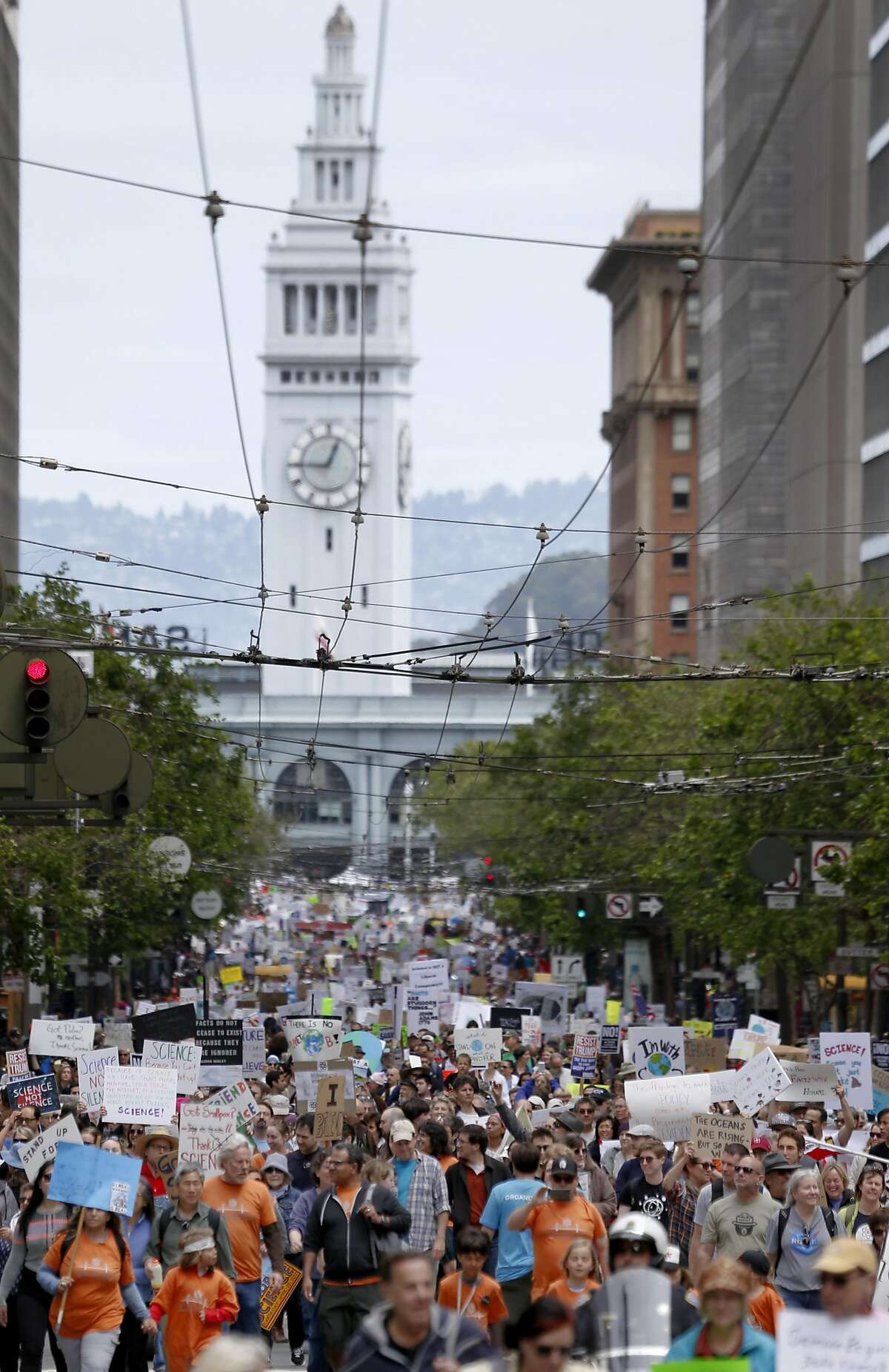 Protesters take to the streets in SF March for Science