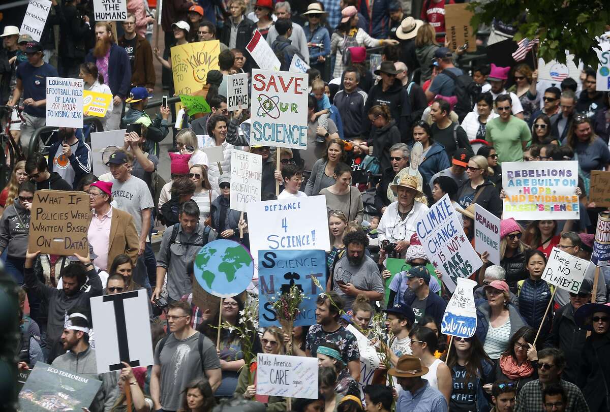 Protesters take to the streets in SF March for Science
