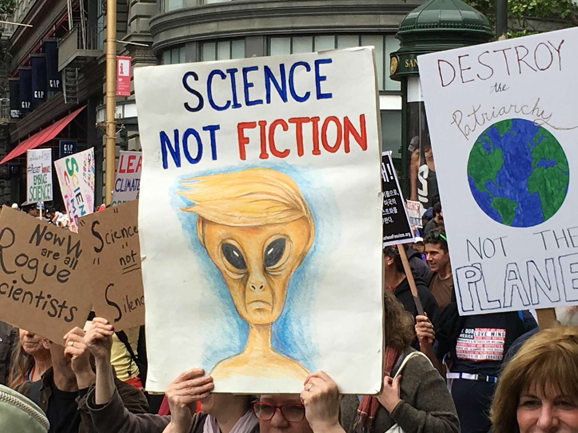 The wittiest signs from the San Francisco March for Science