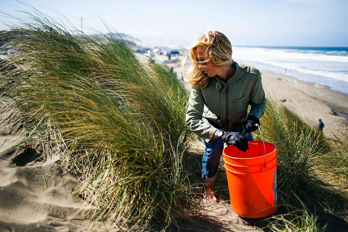 Hundreds clean up SF’s Ocean Beach for Surfrider Earth Day event