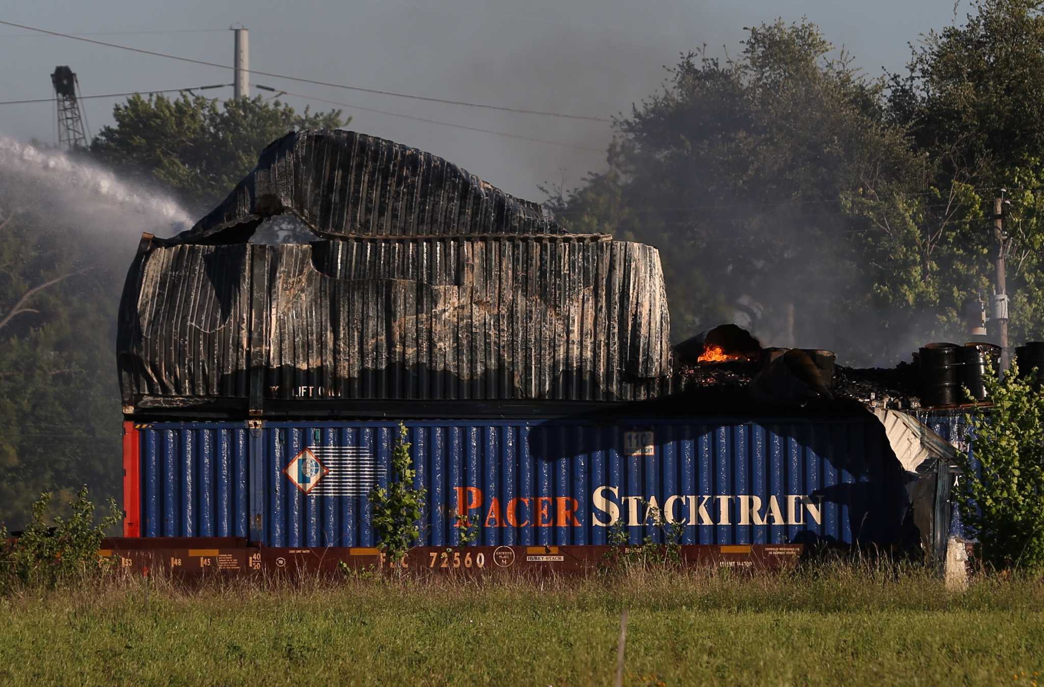 Train explosion leads to chemical release in downtown Houston