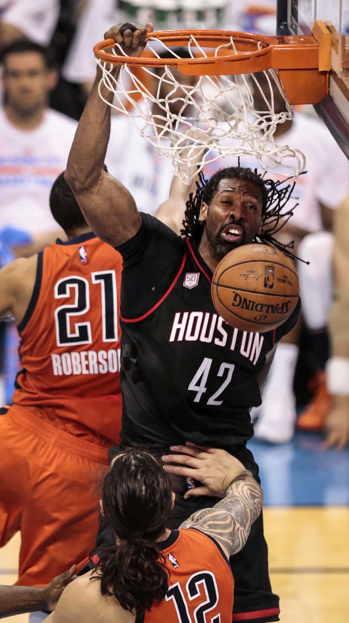 Nene perfect solution for Rockets in Game 4 win over Thunder