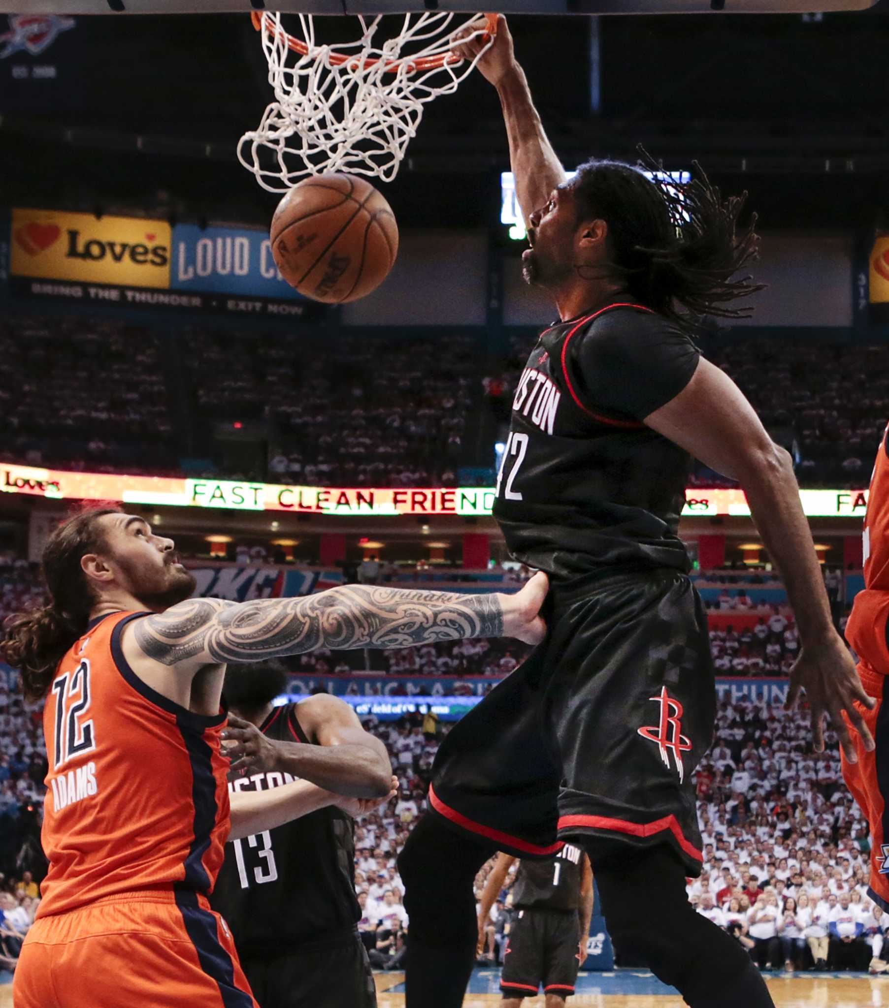 Rockets center Nene unfazed by record-tying shooting performance in Game 4