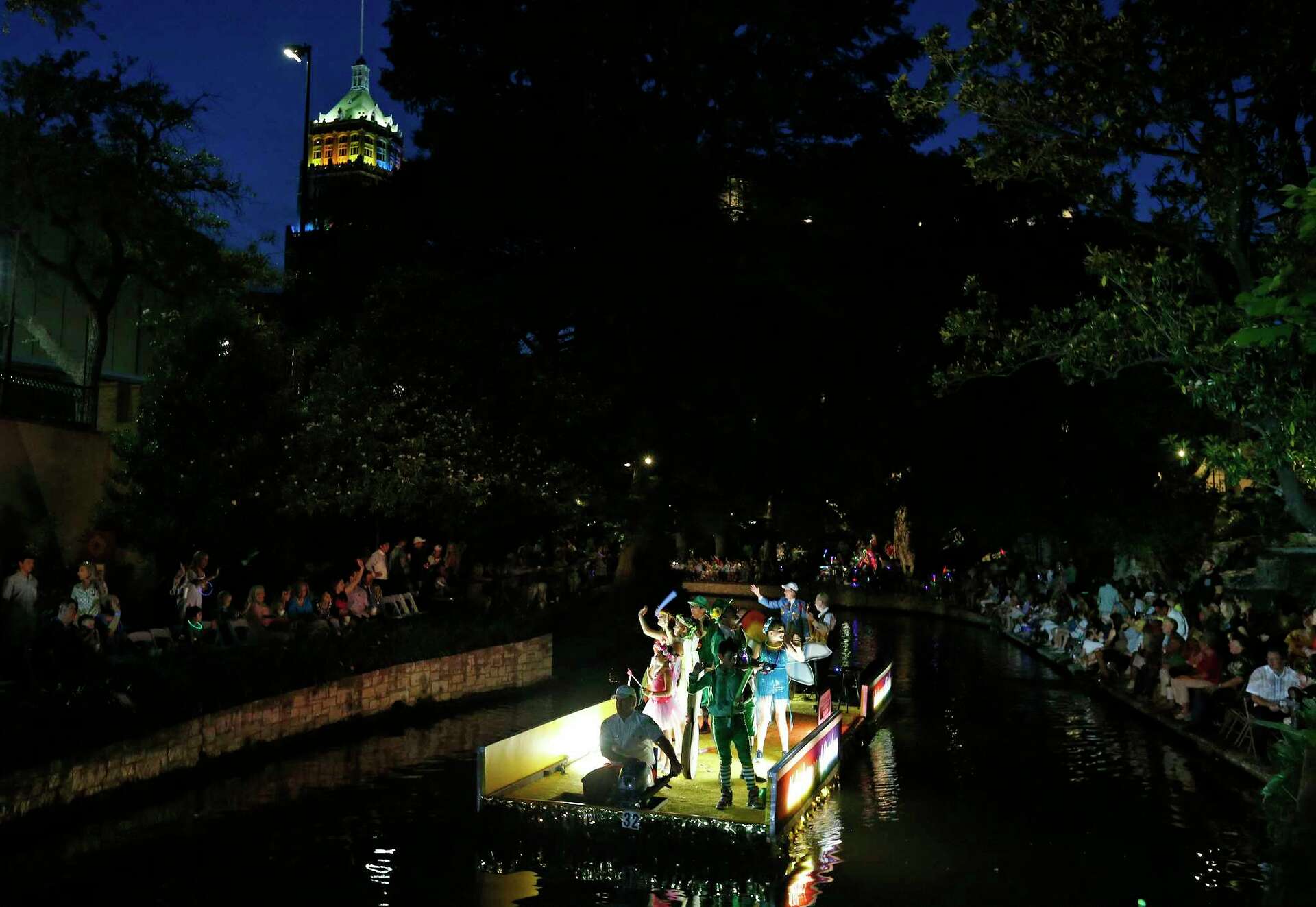 Fiesta royalty take center stage at the Texas Cavaliers River Parade