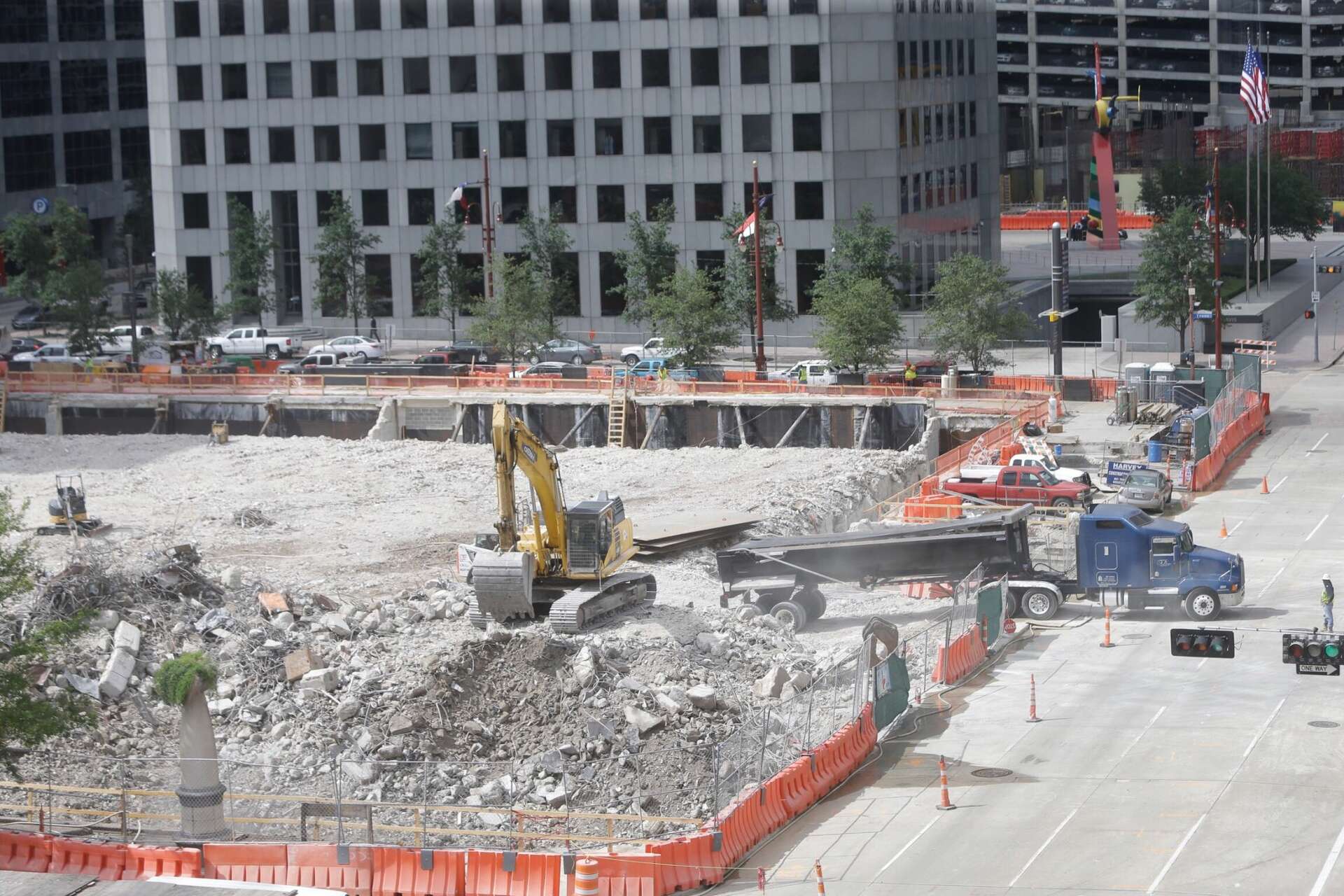The old Houston Chronicle building is officially gone