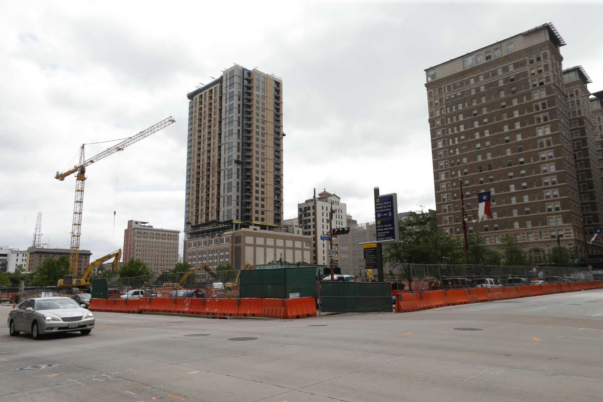The old Houston Chronicle building is officially gone