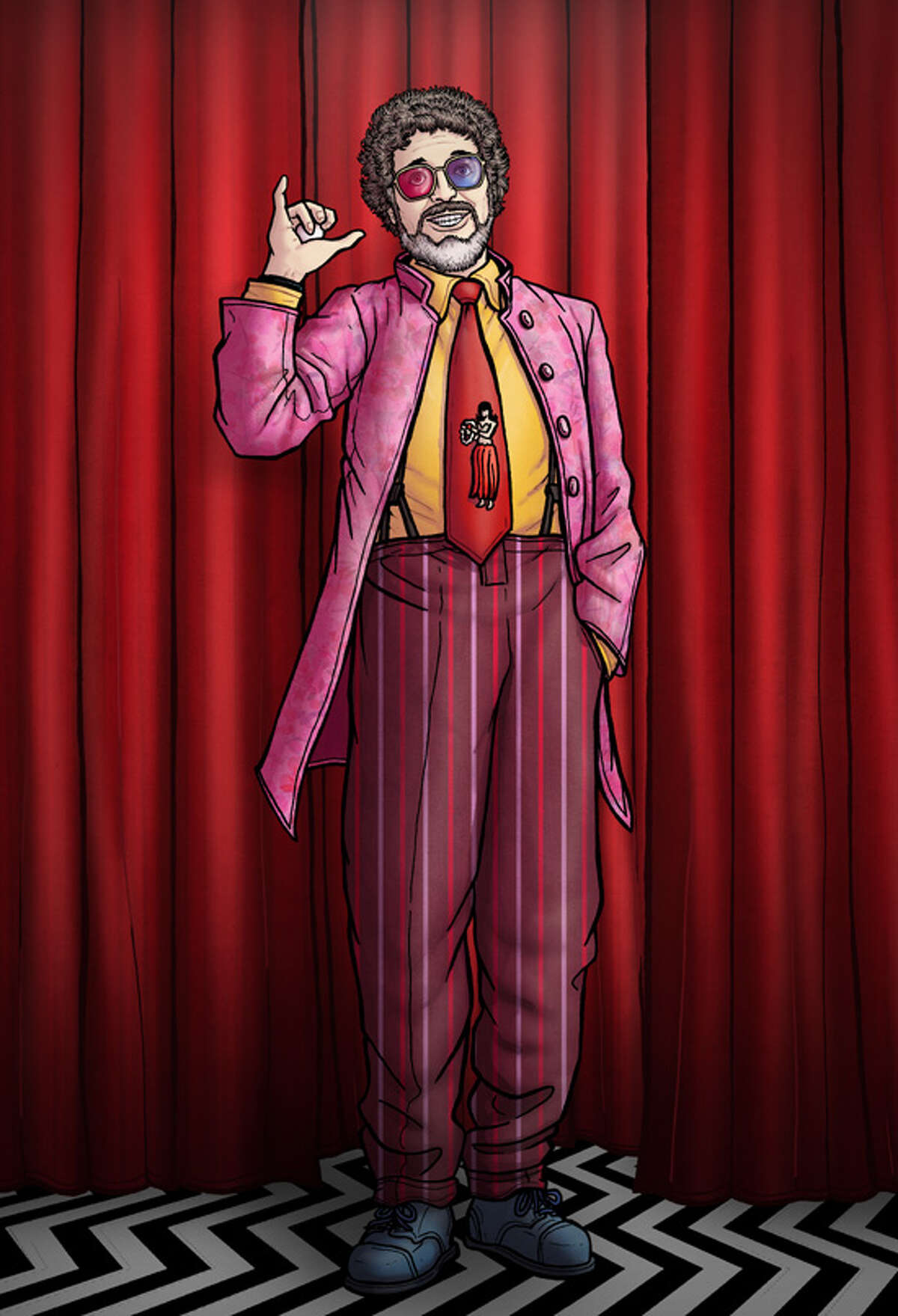 The fire walks with these 'Twin Peaks' art commissions by Paul Hanley