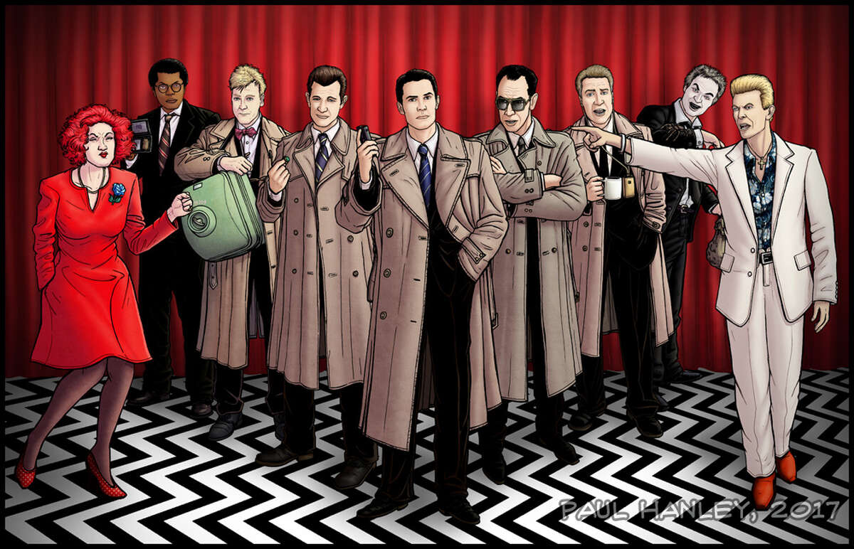 The fire walks with these 'Twin Peaks' art commissions by Paul Hanley