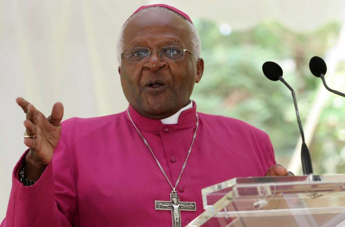 Tutu charms parishioners at Christ Church centennial
