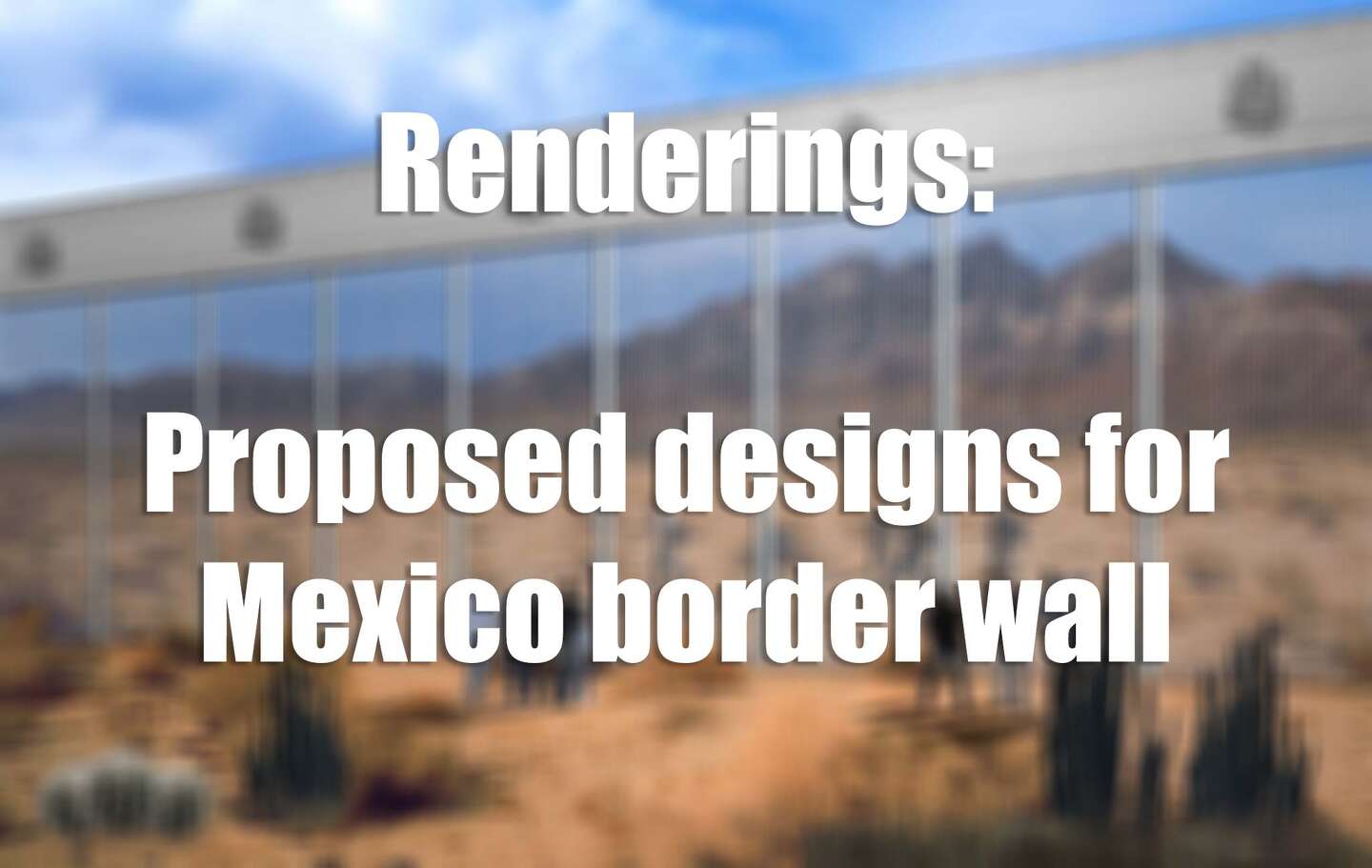 Here's what construction companies are pitching for Donald Trump's ...