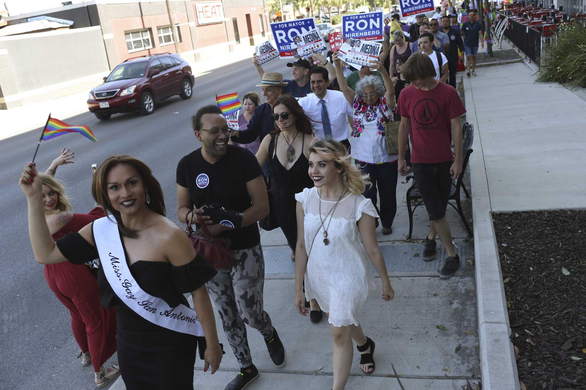 March for LGBTQ people brings out some, but not all, mayoral candidates