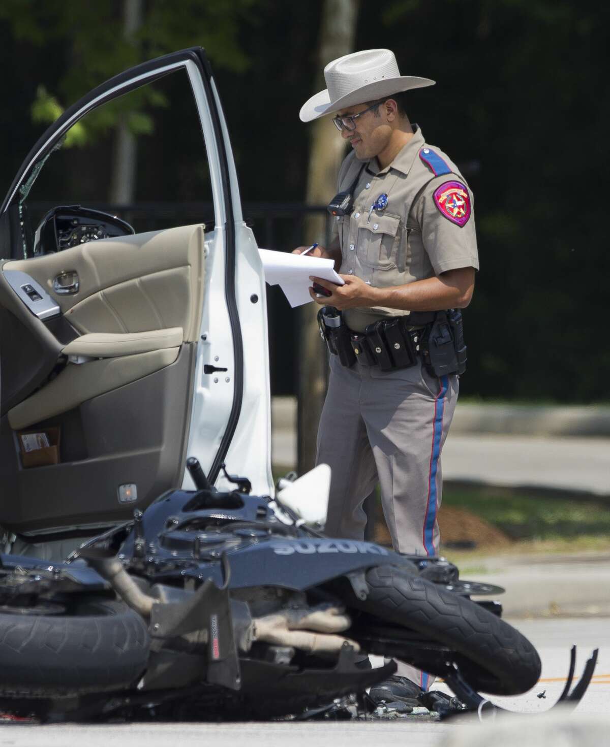 Motorcyclist killed in crash with SUV on Riley Fuzzel near Spring