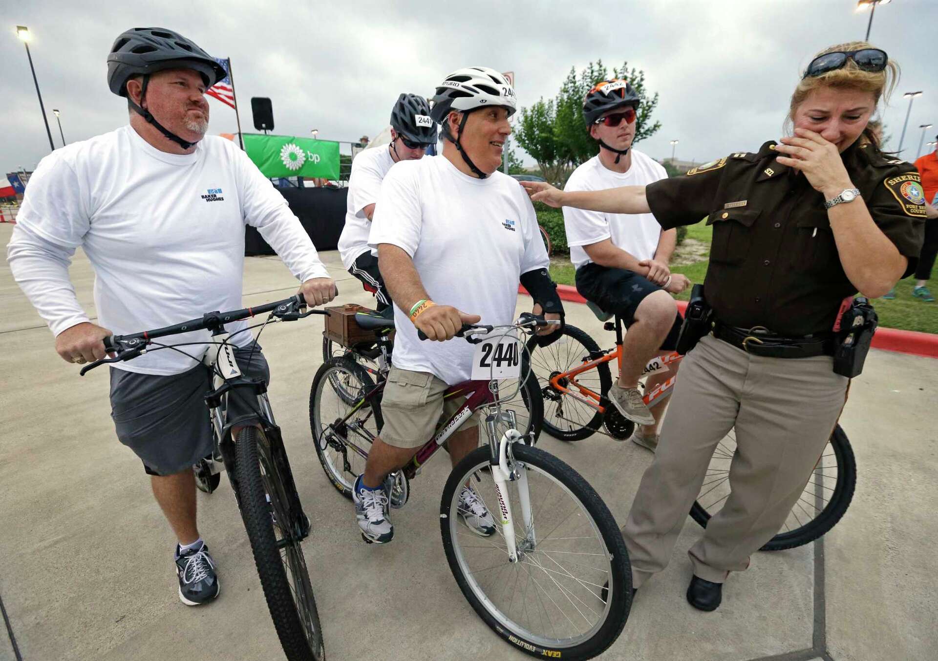 MS-150 rider fulfills promise to slain wife