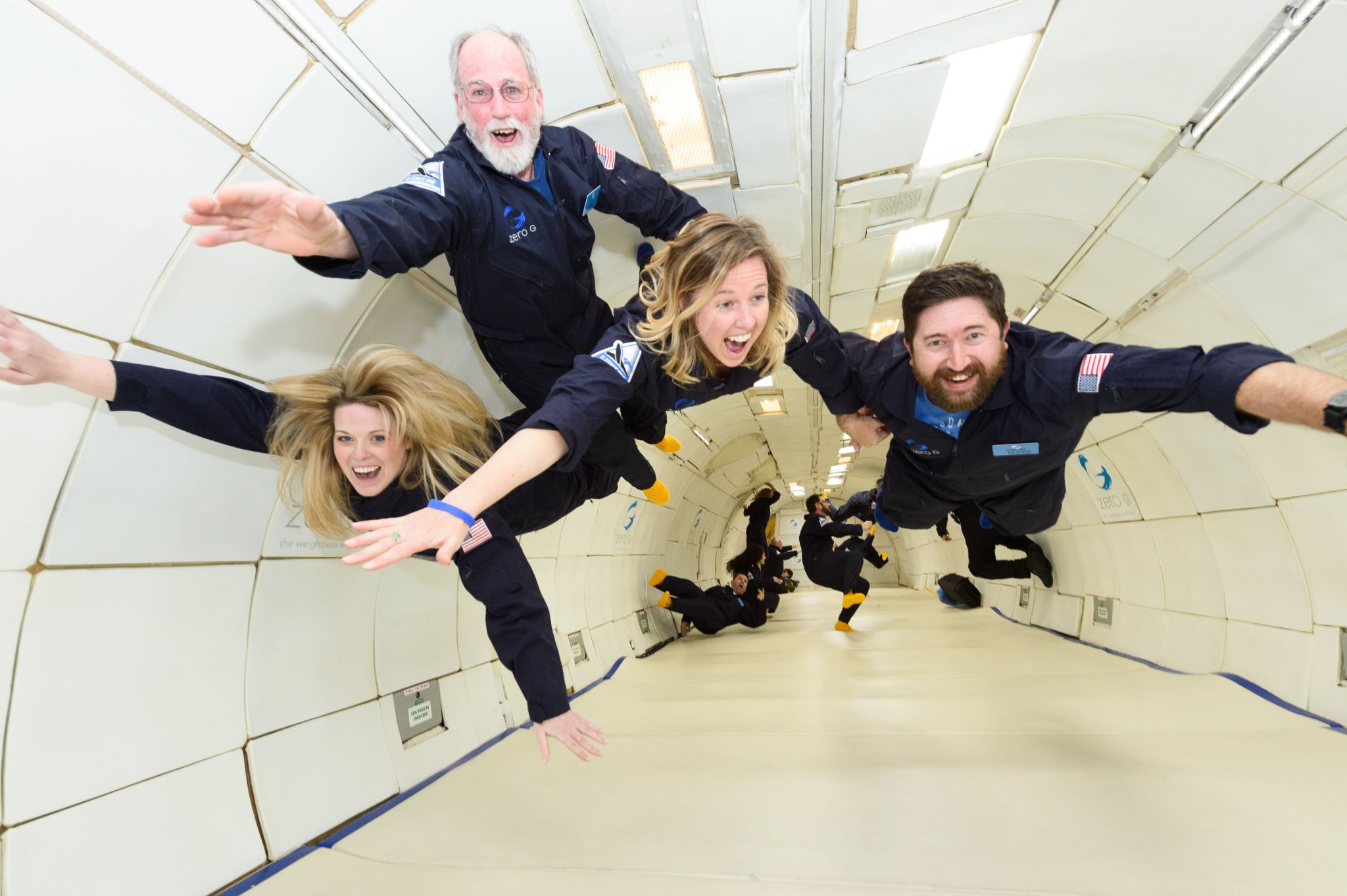 Pictures from Zero G flight