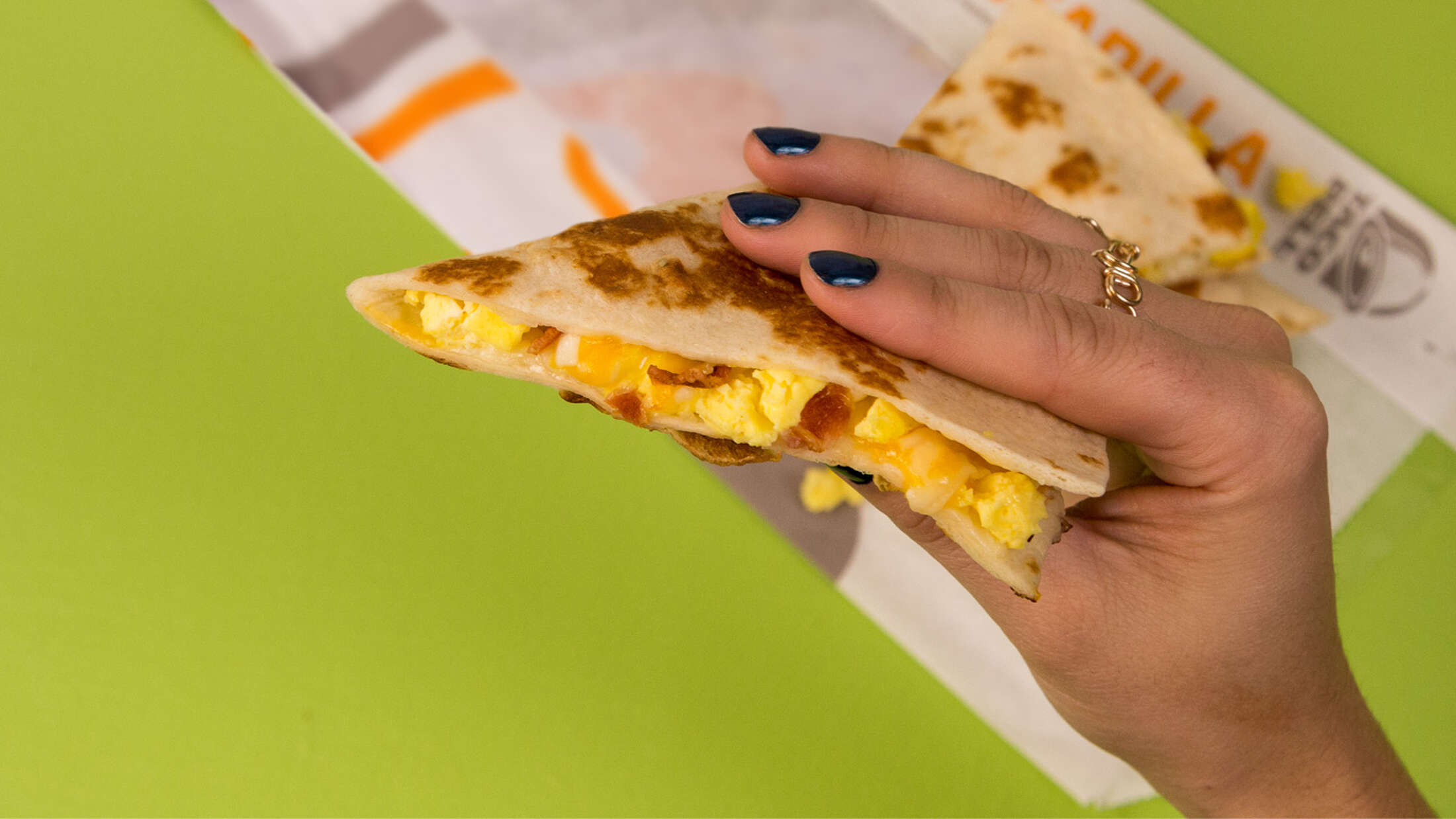 The most caloric fast food breakfast items
