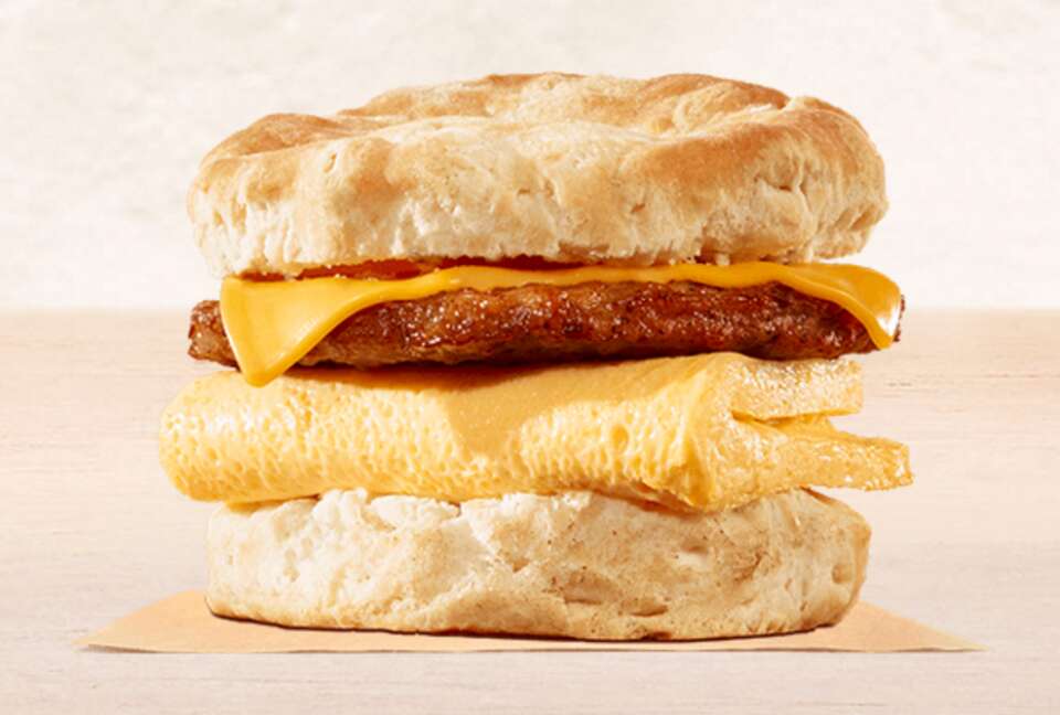 The most caloric fast food breakfast items