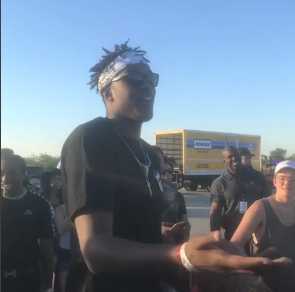 What do rappers and an NBA center do before a show? Play knockout for $100K