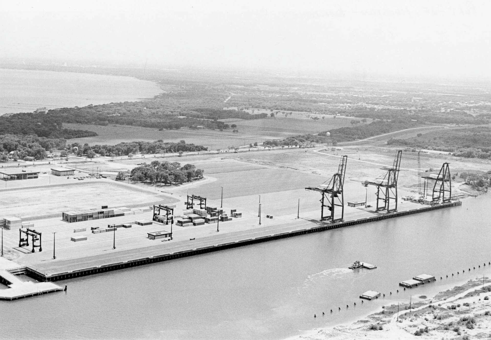 First docking of ship at Sea-Land wharf a milepost for Port