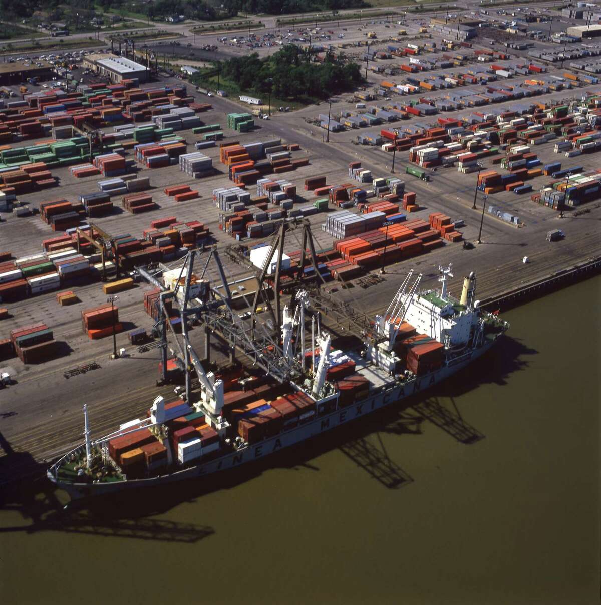 First docking of ship at Sea-Land wharf a milepost for Port