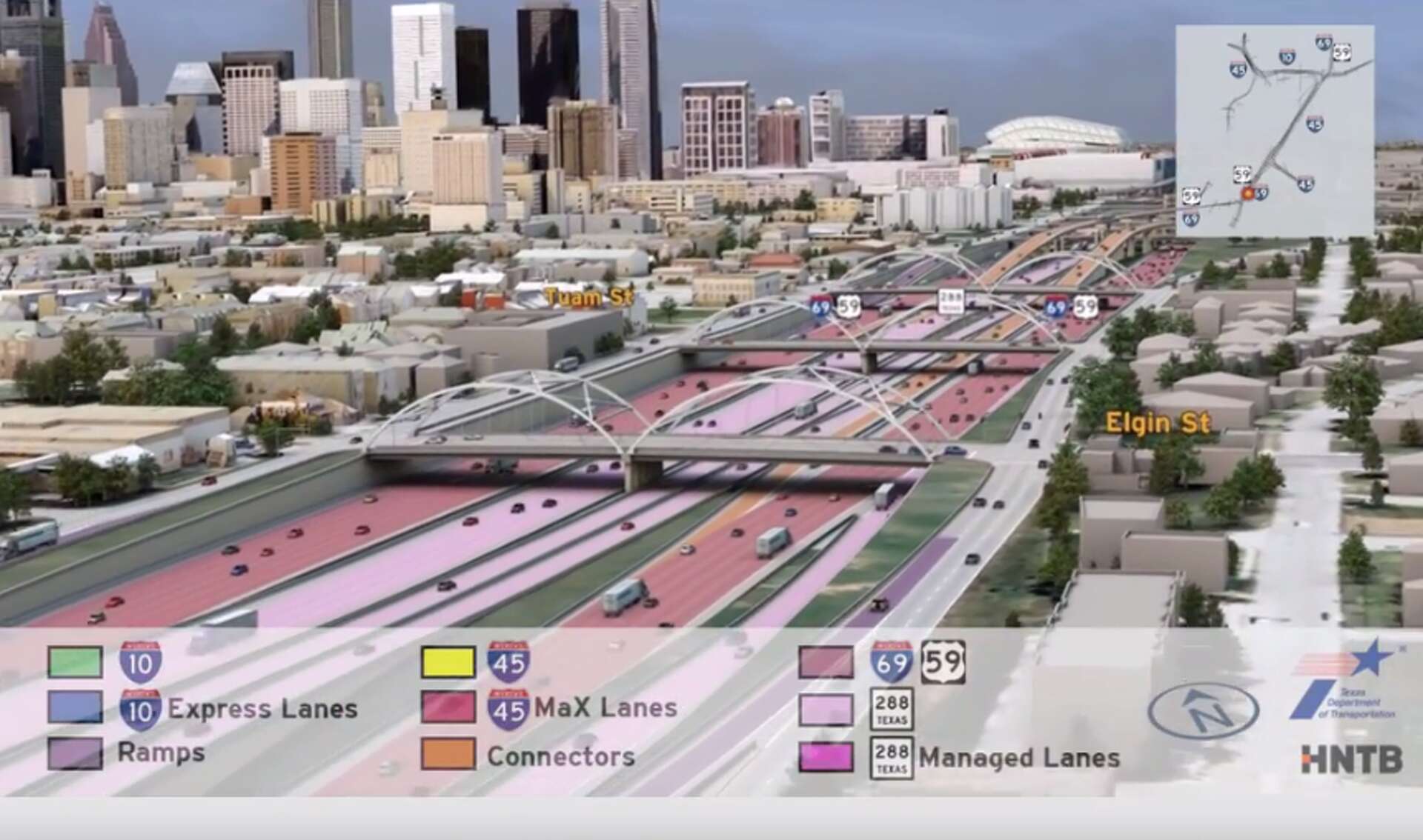 What Houston will look like after TxDOT's multi-billion dollar freeway ...