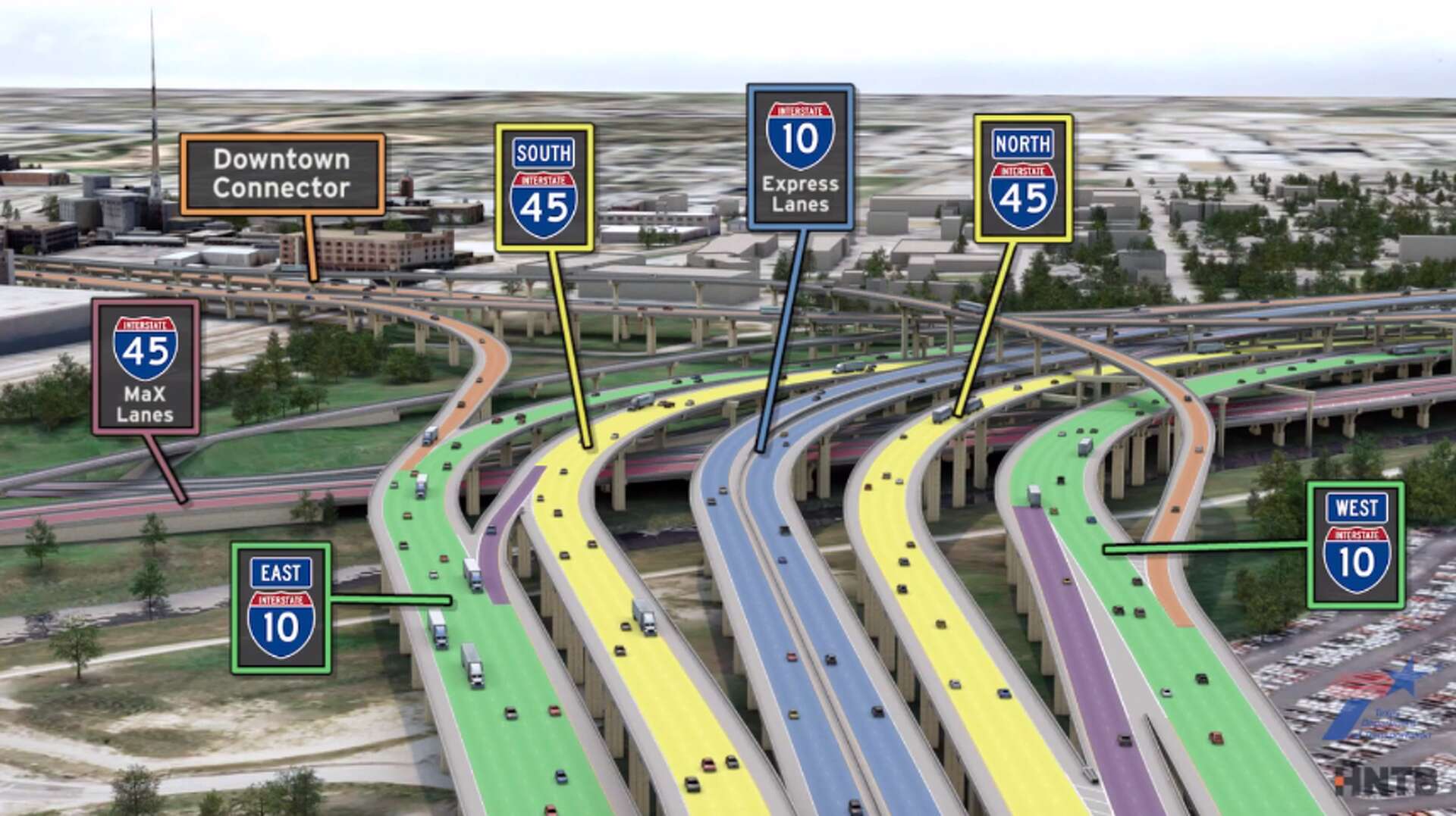 What Houston will look like after TxDOT's multi-billion dollar freeway ...