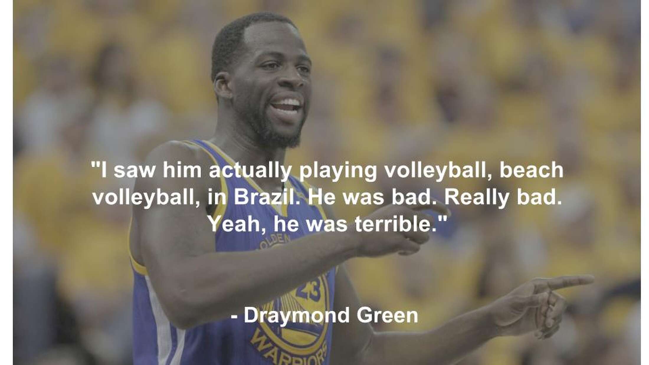 See Draymond Green's over-the-top helicopter and yacht proposal to ...