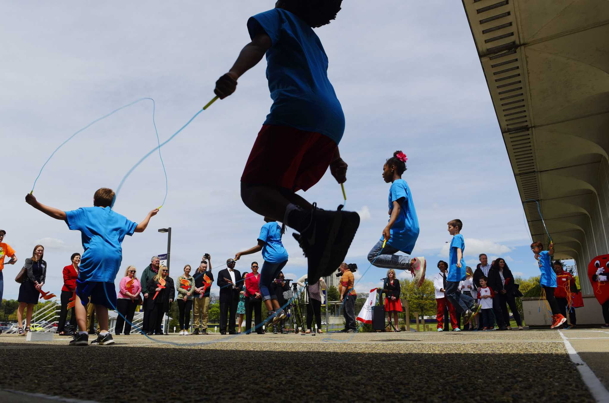 Photos: American Heart Association torch ceremony