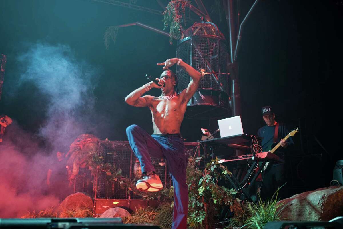 Video: Travis Scott surprises Houston fans with circus-themed ...
