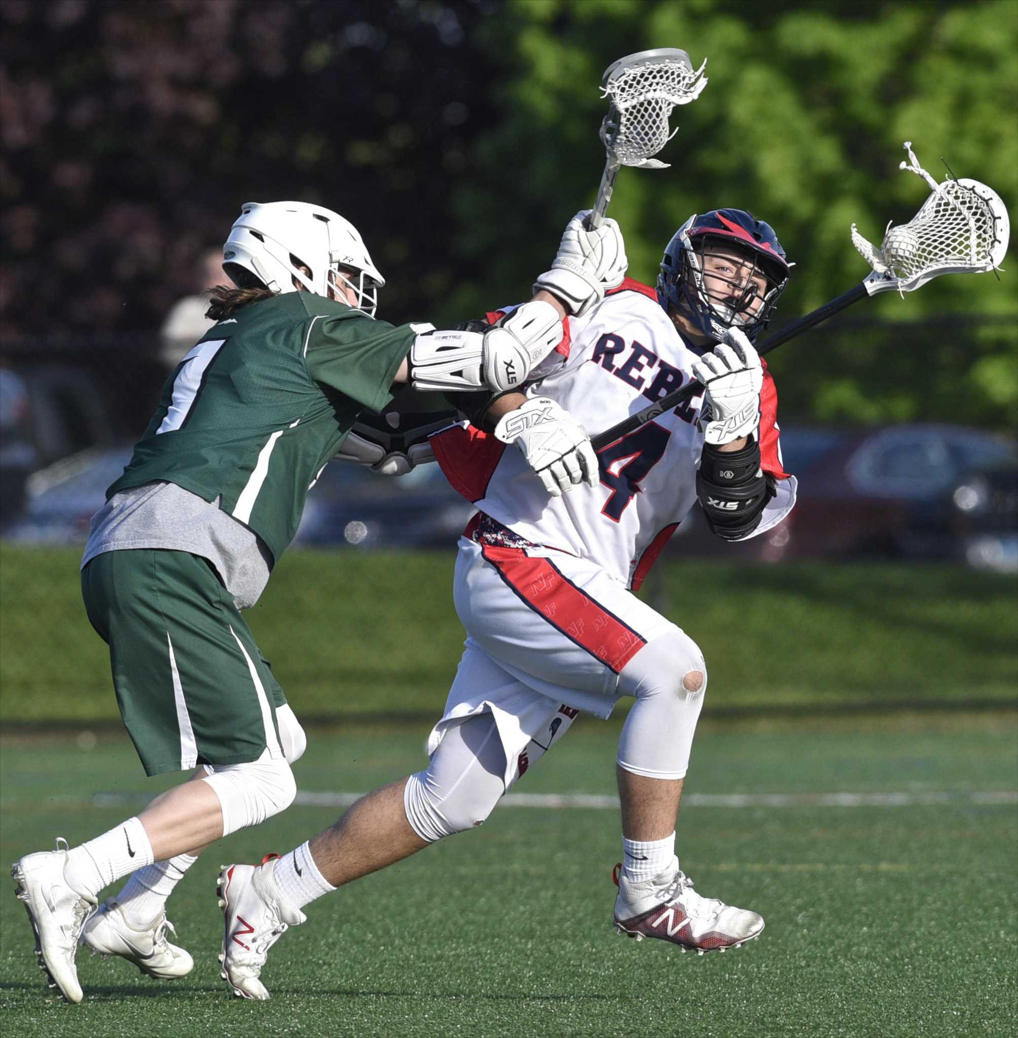 New Fairfield boys lacrosse rolls past New Milford