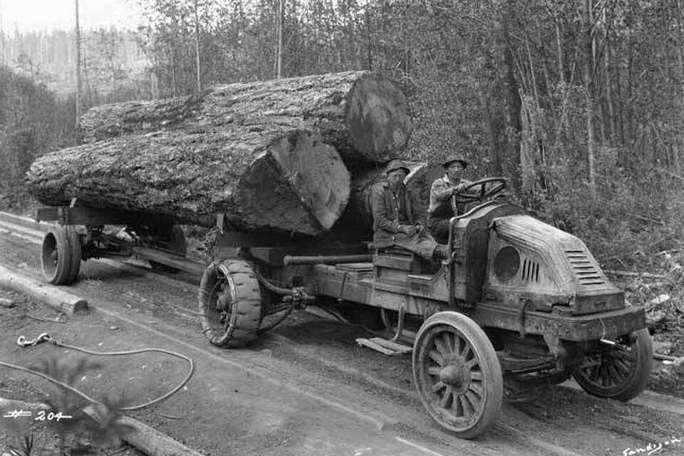 Northwest logging scenes from the early days