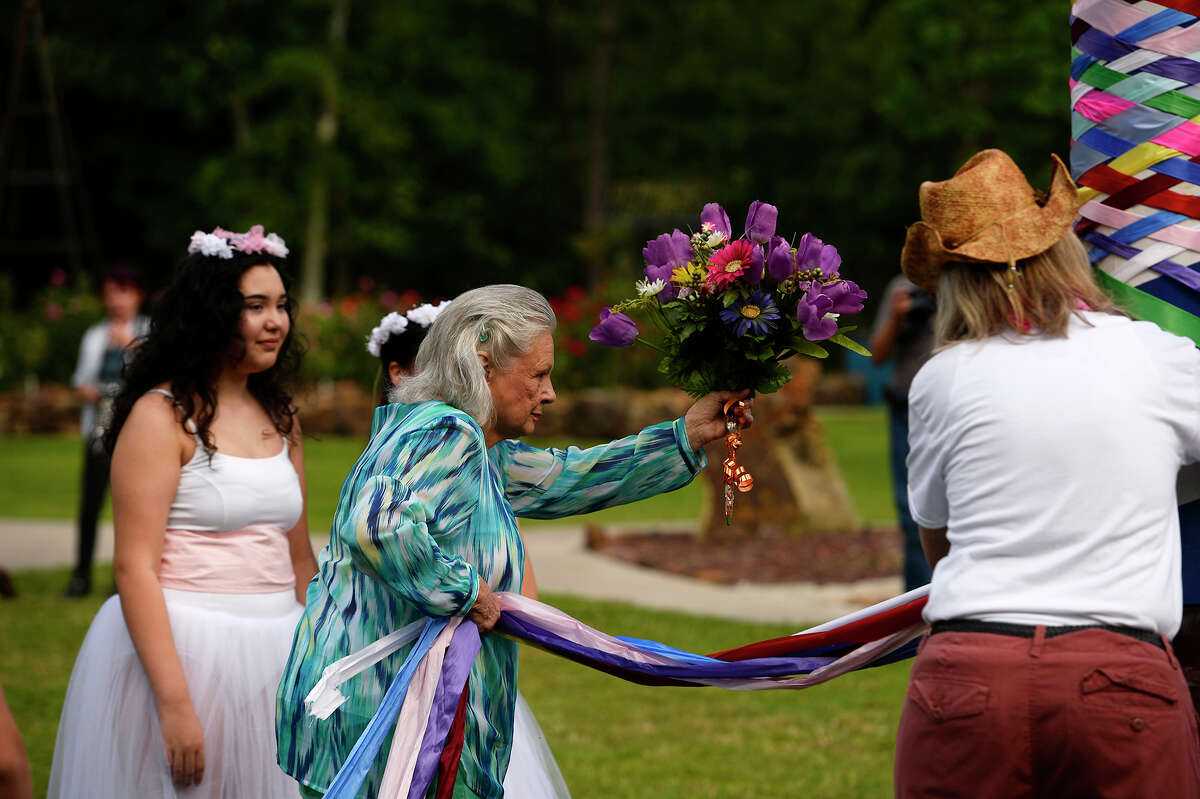 Photos: Dancers wrap maypole at festival
