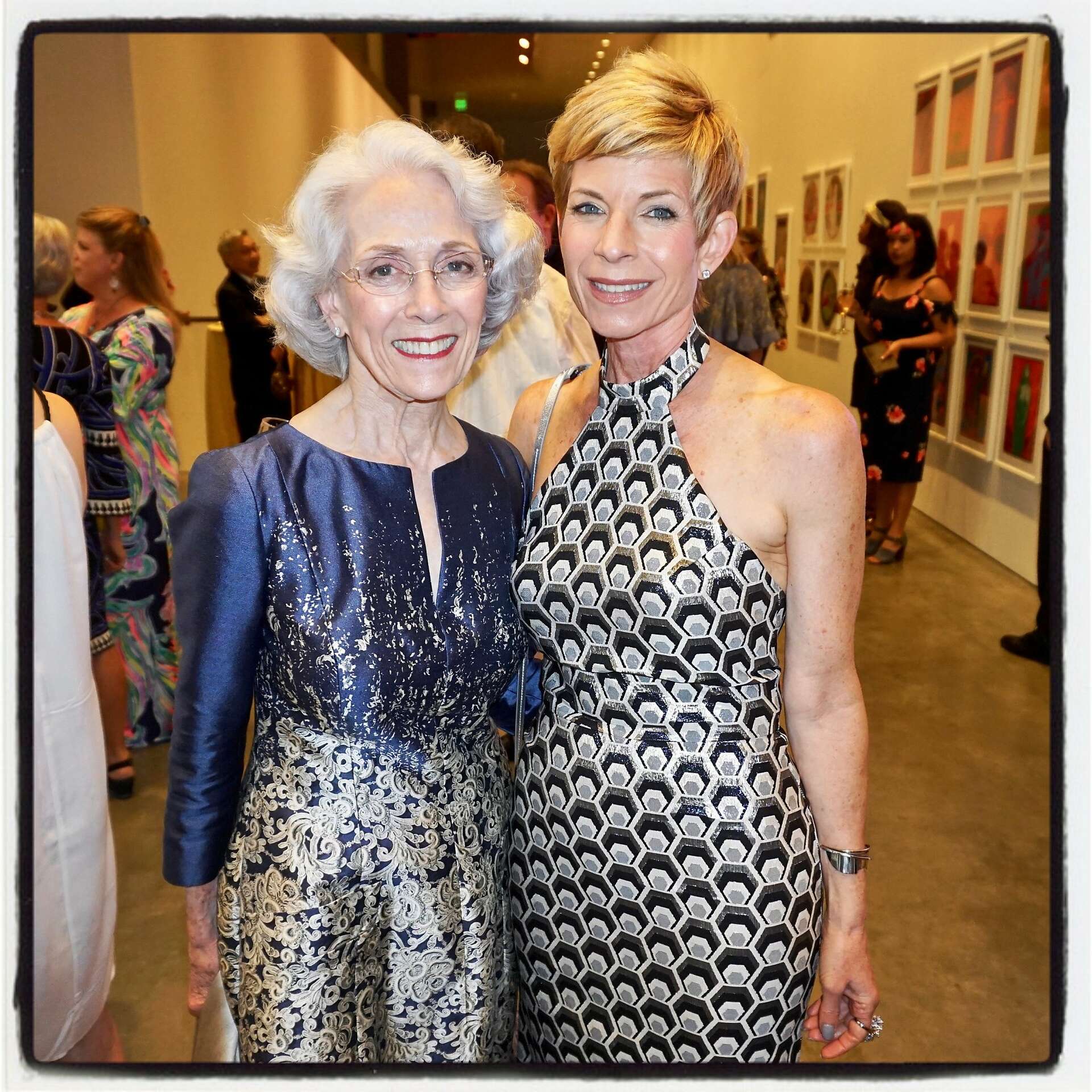 Colorful galas share the love, and art