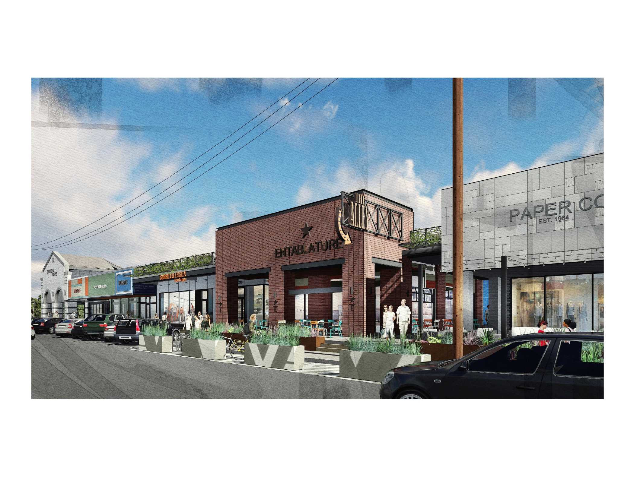 Amherst Street in Rice Village begins to transform