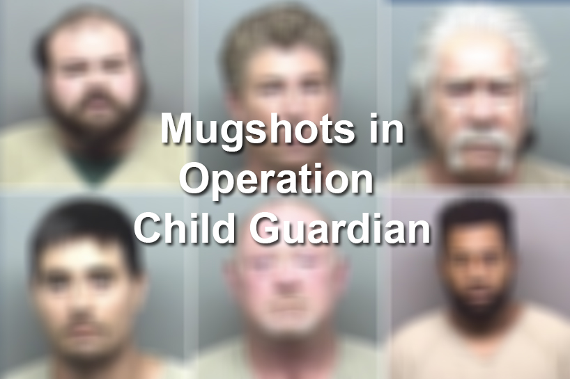 Mugshots from Operation Child Guardian