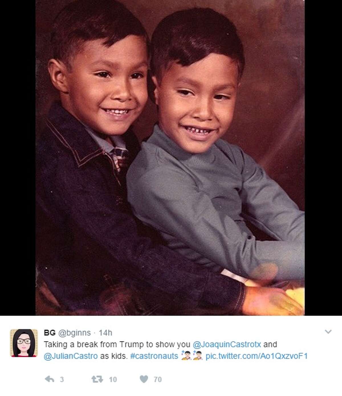 Childhood photo of Julián and Joaquin Castro surfaces as twins continue ...