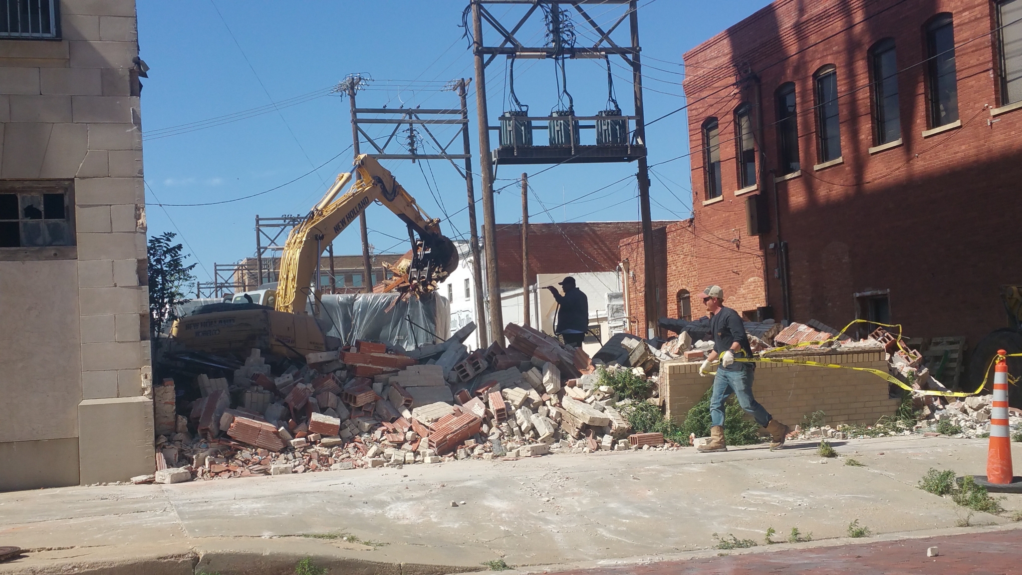 Old bus station demolished