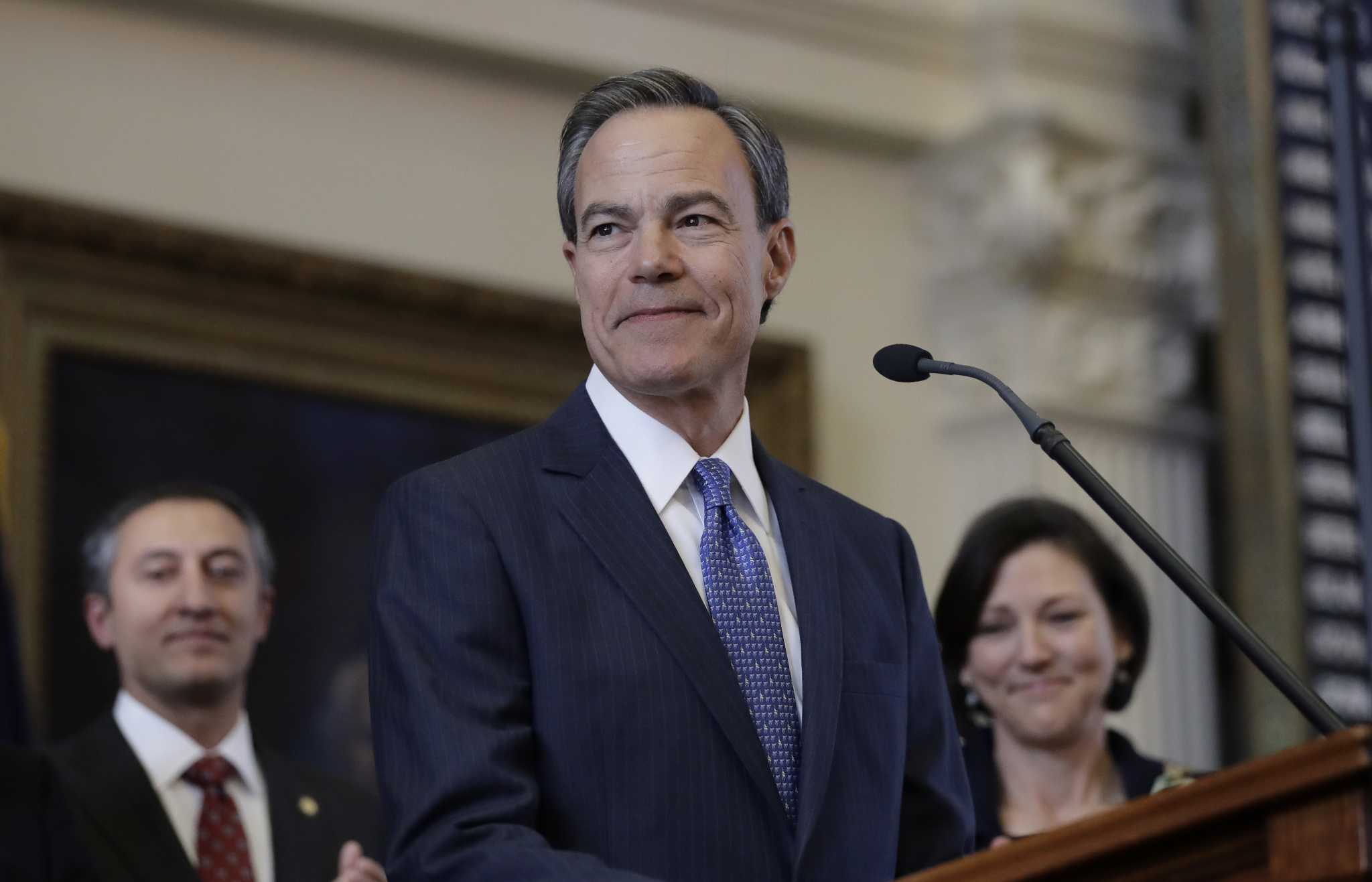 Straus unfazed by critics, plans to seek a record sixth term as Texas ...