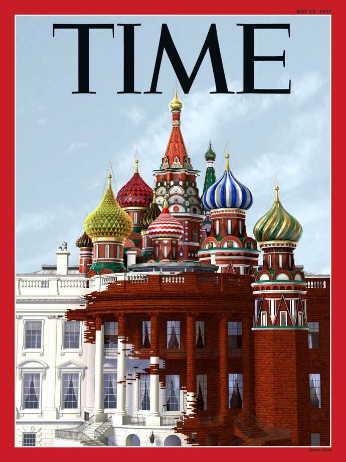 Striking Time magazine cover shows Russia taking over the White House ...