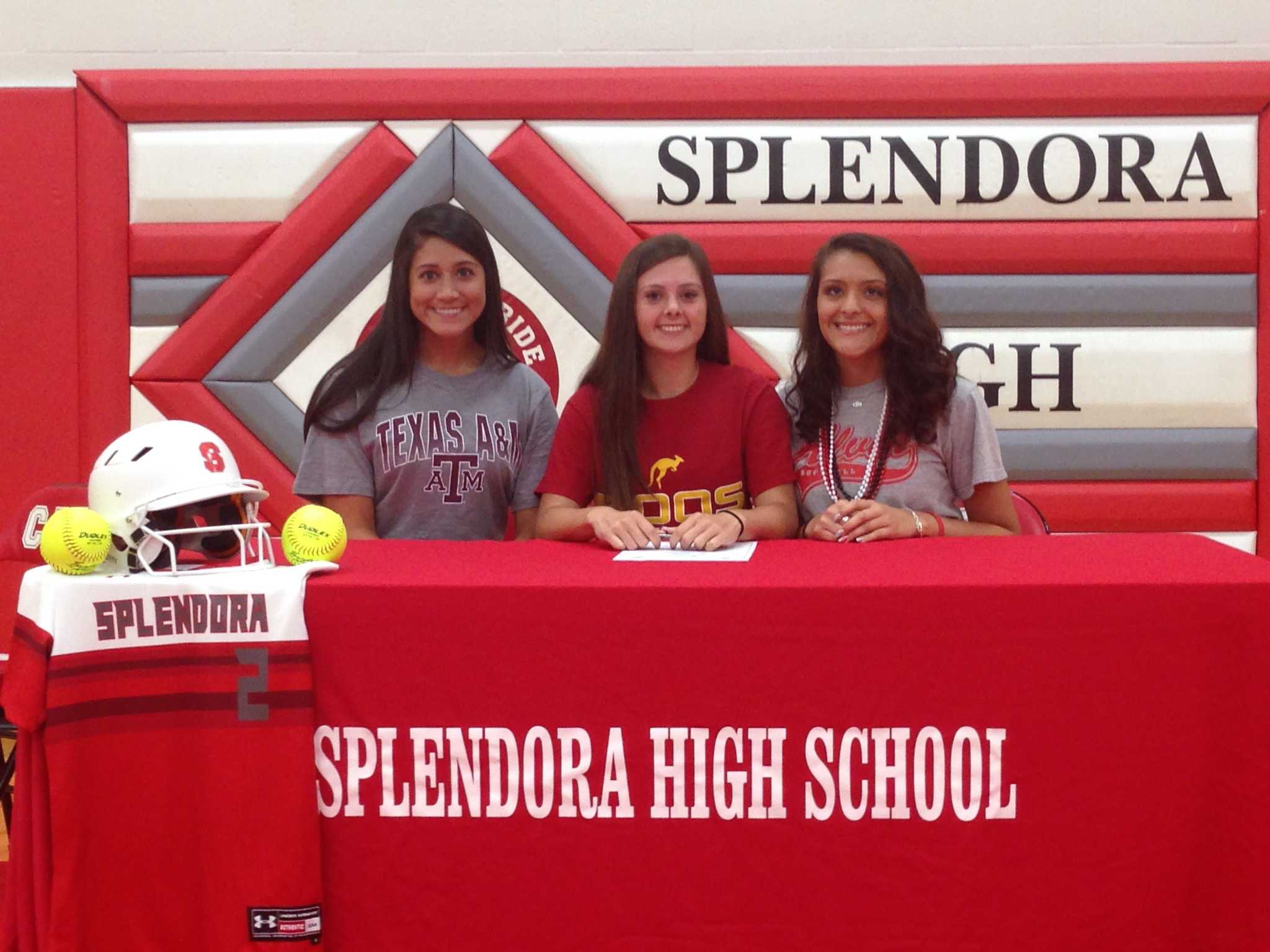 ATHLETICS: Splendora trio to continue athletic careers in college