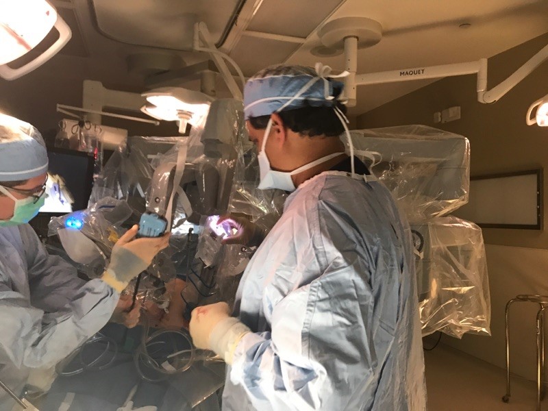Heights hospital performs first robotic-assisted surgery