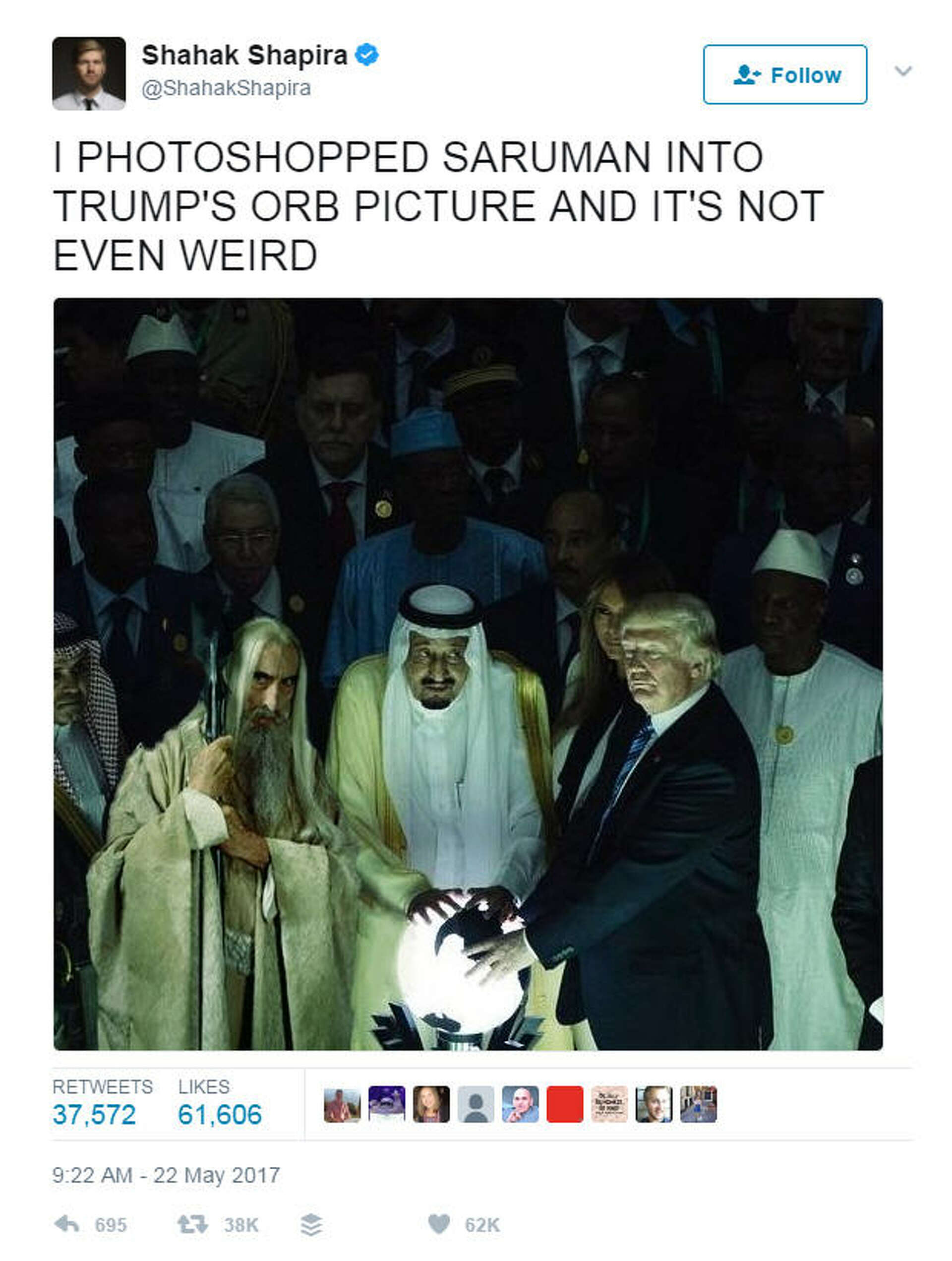 Church of Satan distances itself from Trump orb photo