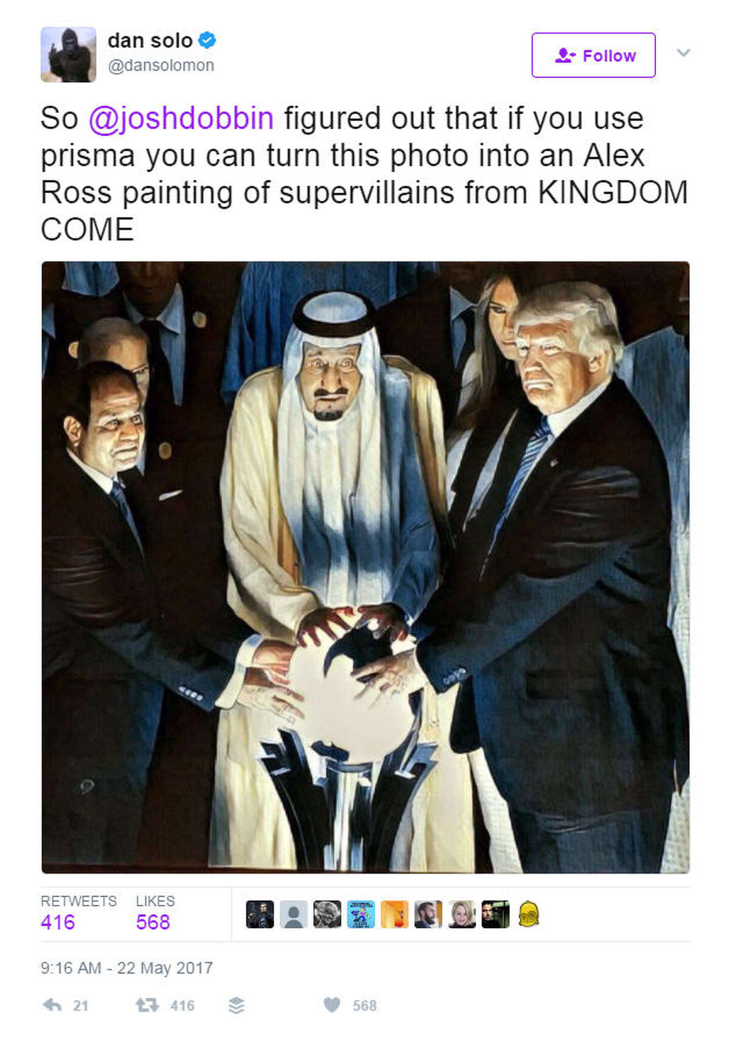 Church of Satan distances itself from Trump orb photo