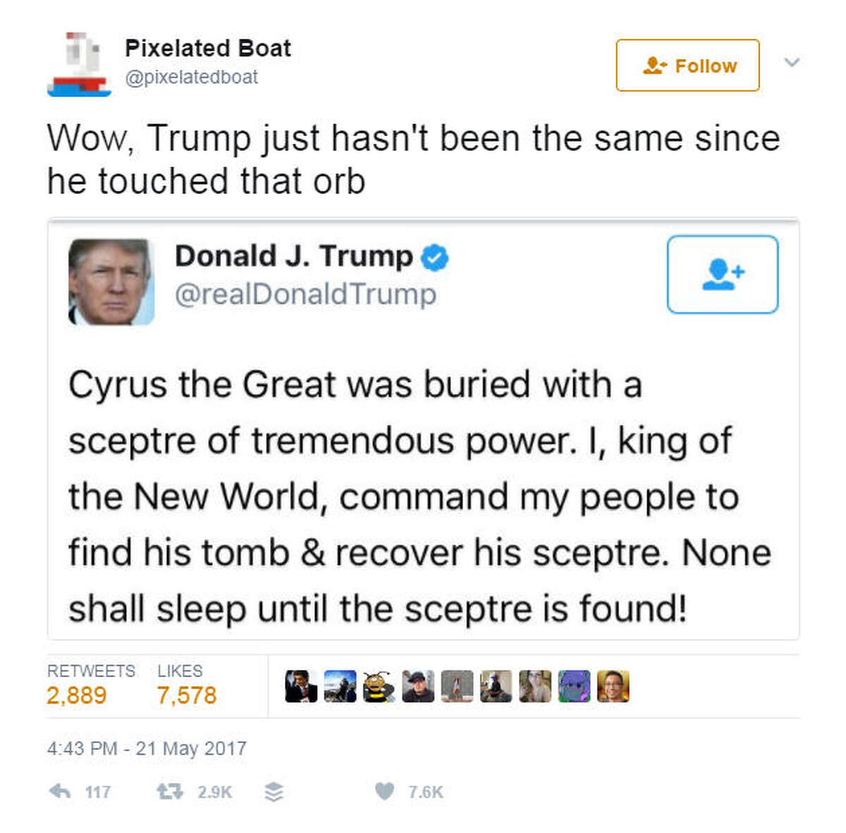 Church of Satan distances itself from Trump orb photo