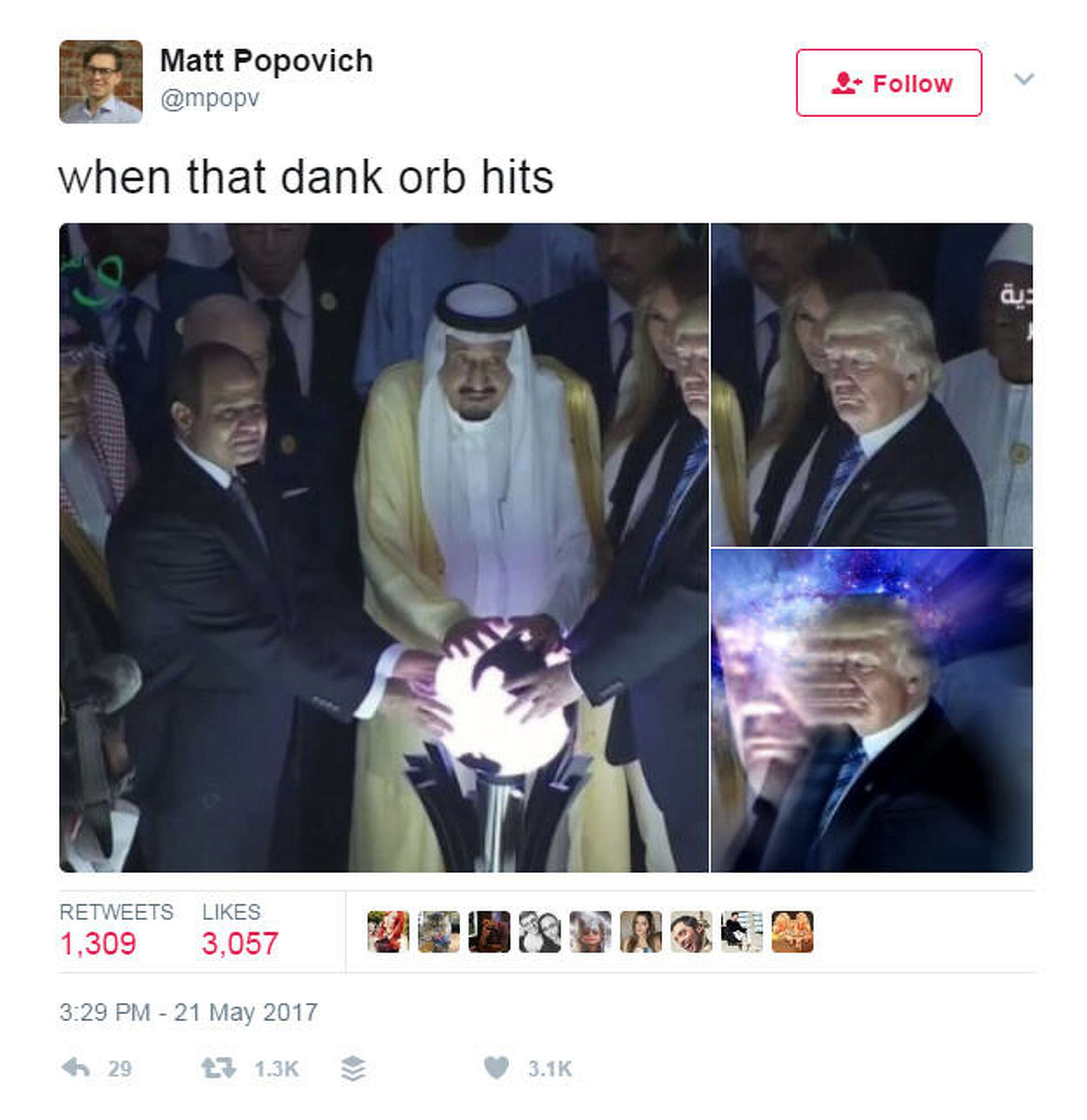 Church of Satan distances itself from Trump orb photo