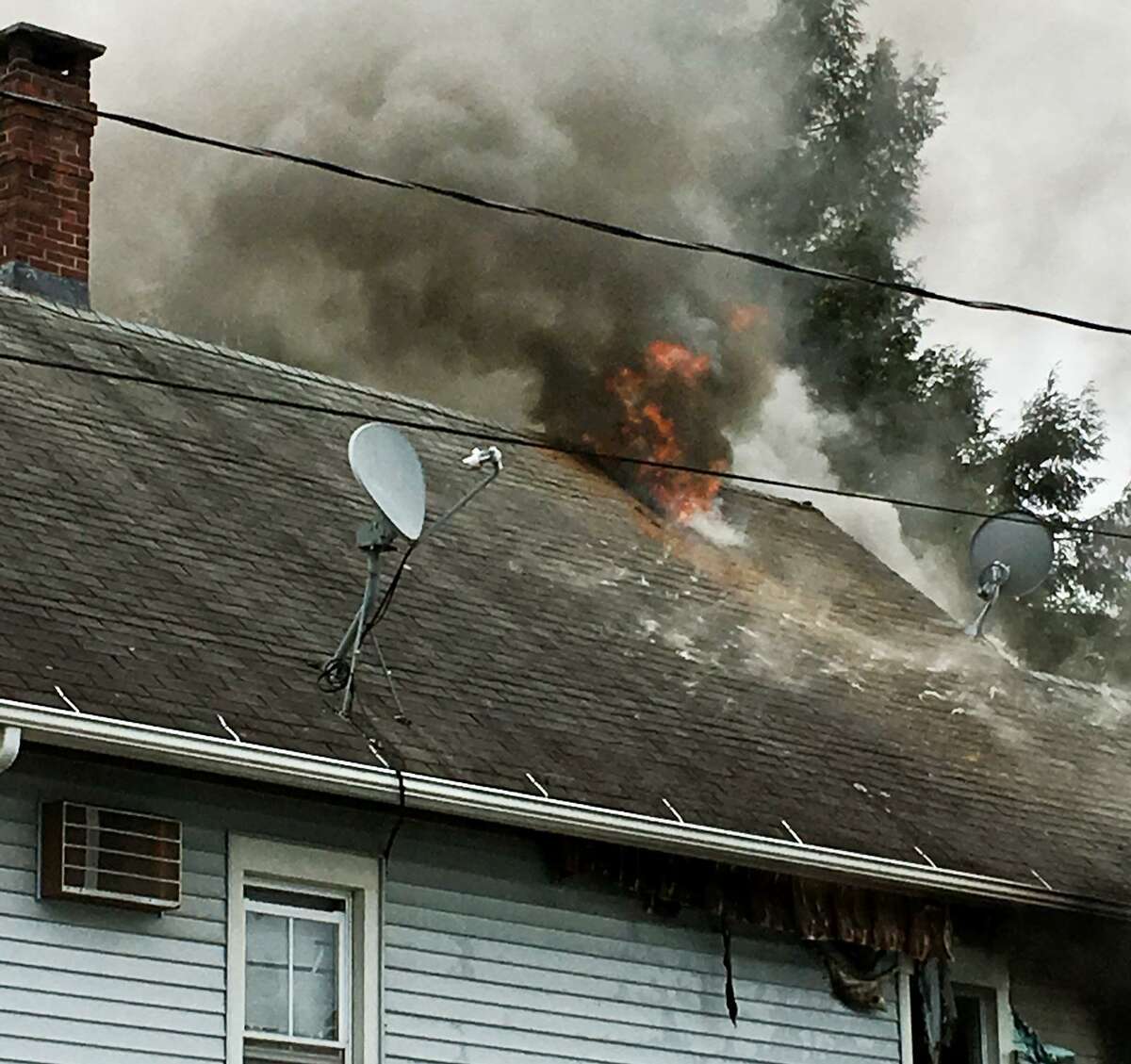 Ansonia fire seriously damages two-story home