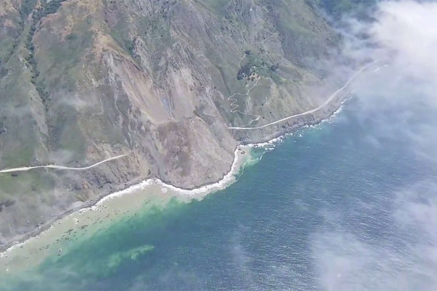 Big Sur hit again as huge landslide covers Highway 1
