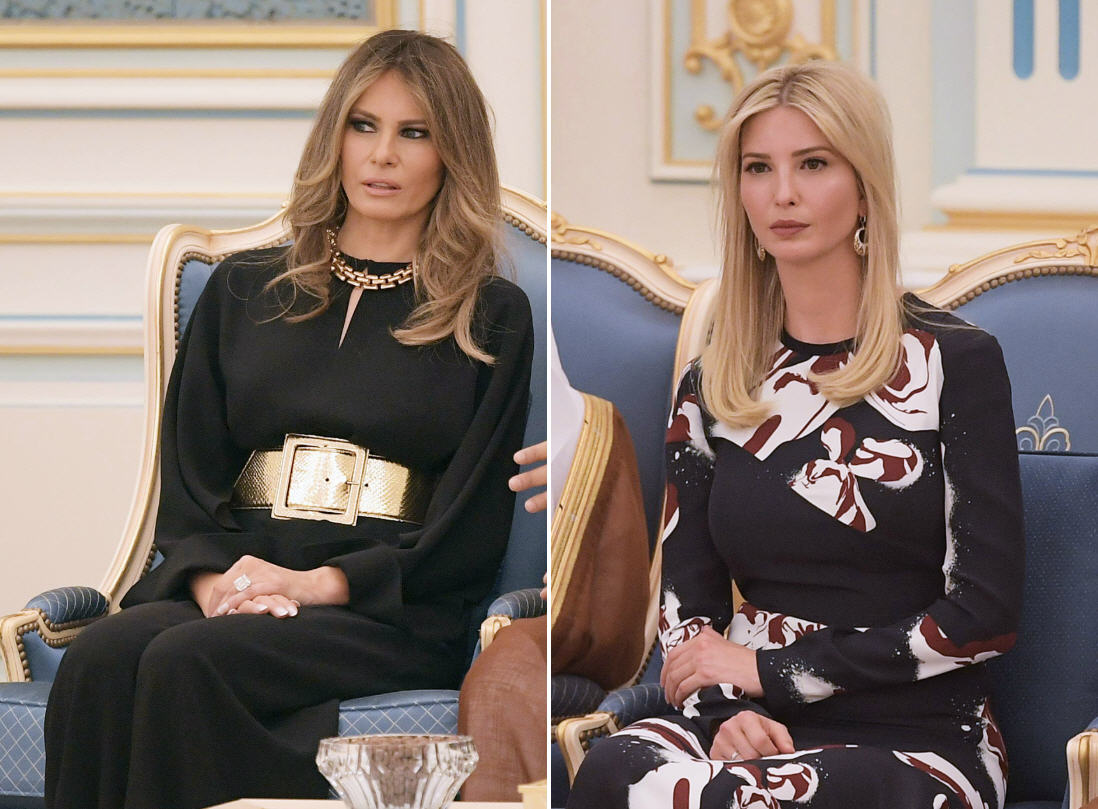 Ivanka and Melania Trump's top looks of 2017
