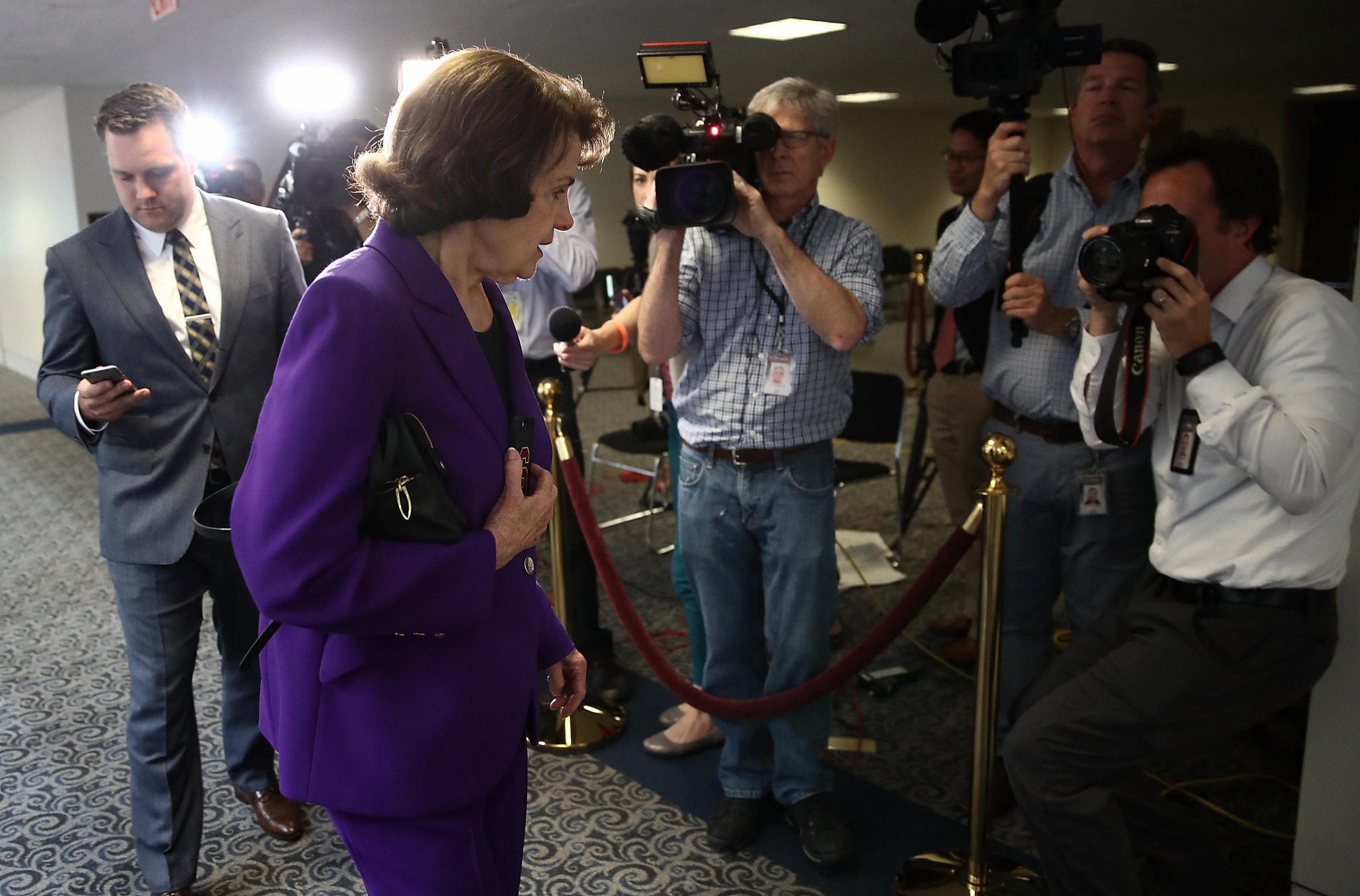 Democratic factions sit and wait for Feinstein to decide