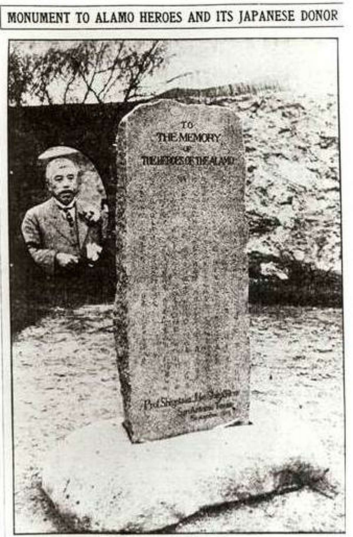 Alamo marker observes ties to Japan